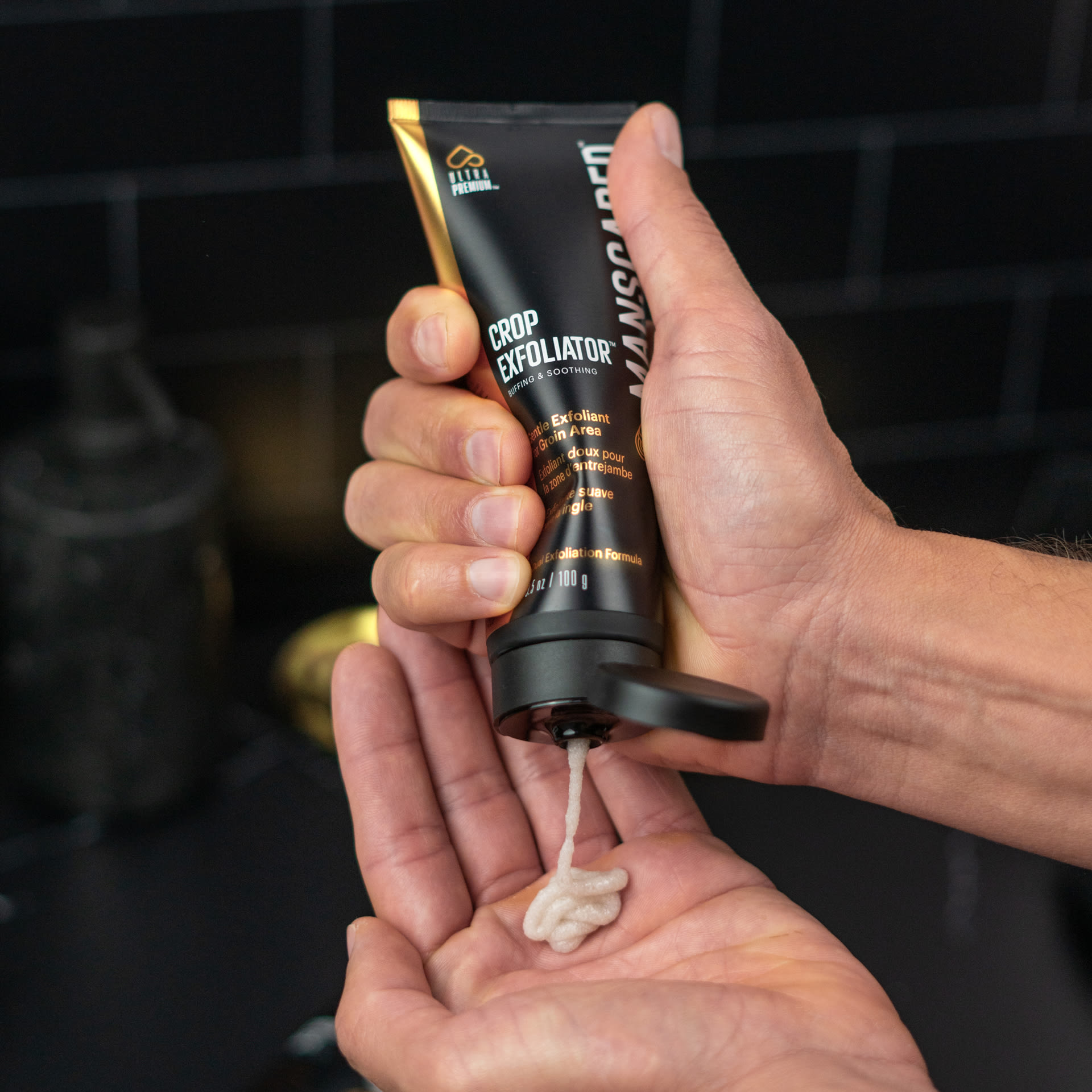 Groin & Pubic Hair Exfoliant | Crop Exfoliator® | MANSCAPED US